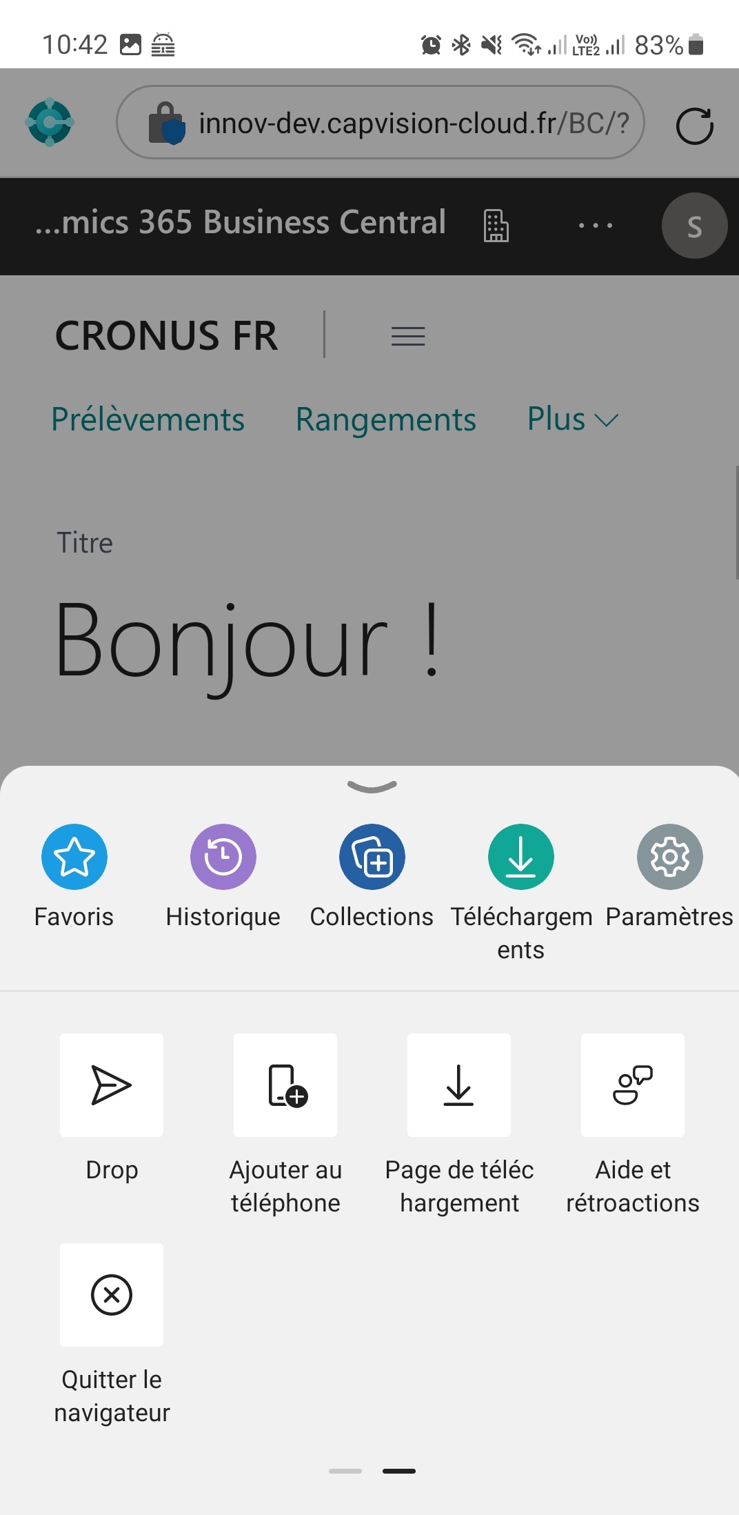 Mise en route | CAP Vision