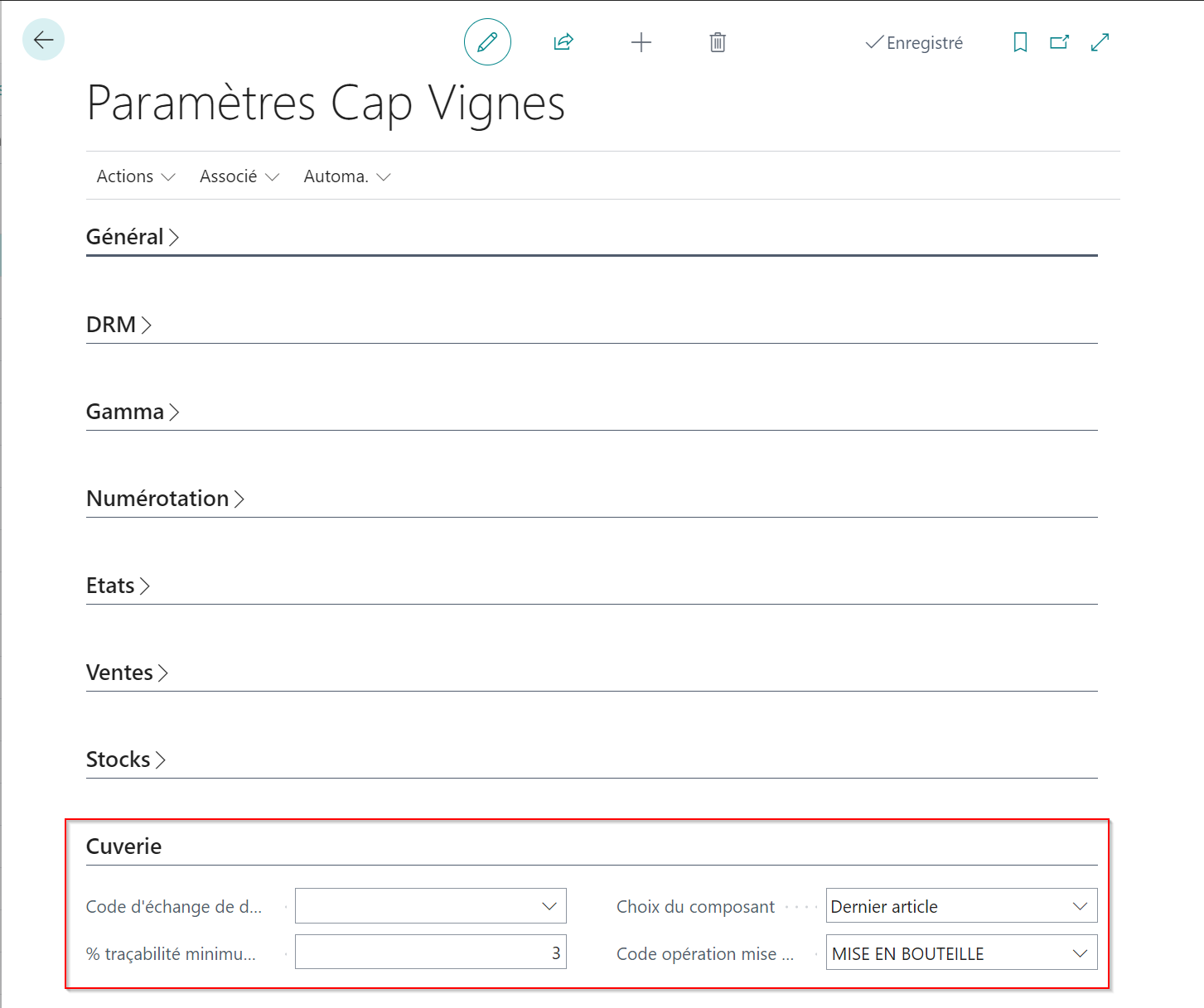 Configuration | CAP Vision